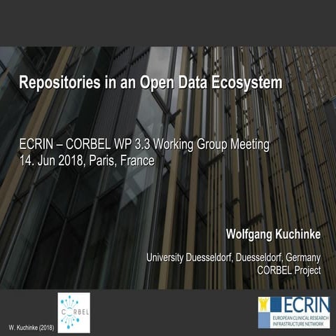 Repositories In An Open Data Ecosystem Pdf Databases Computer
