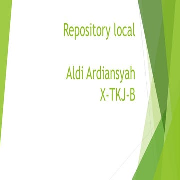 Repository local | PPT