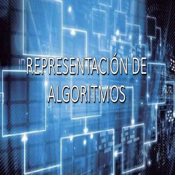 Representación de algoritmos