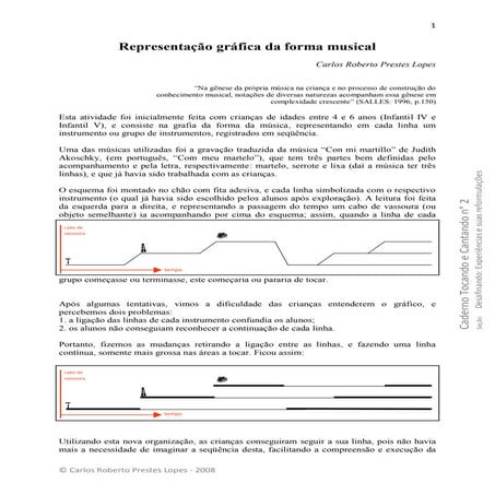Representação gráfica da forma musical | PDF