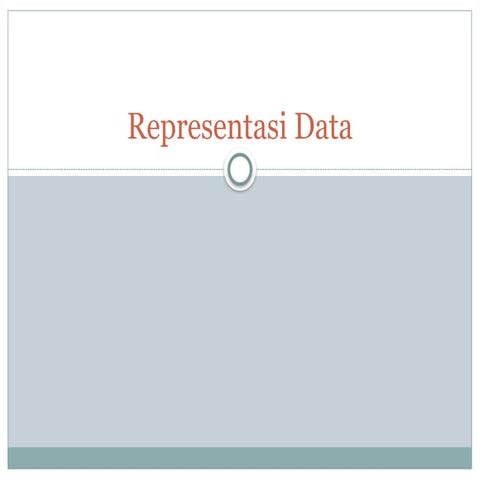 representasi data teknik informatika untuk tugas | PPTX