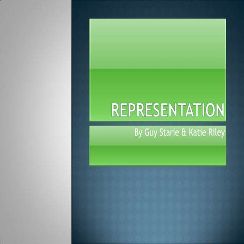 Representation | PPTX