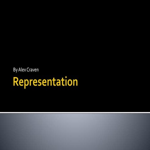 Representation | PPTX