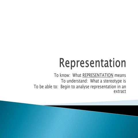 Representation | PPT