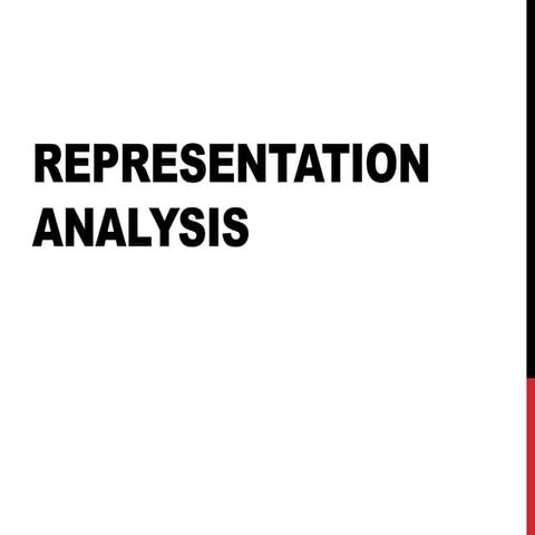 Representation Analysis | PPTX