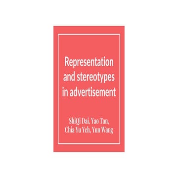 Representation and stereotypes in advertisement.pdf