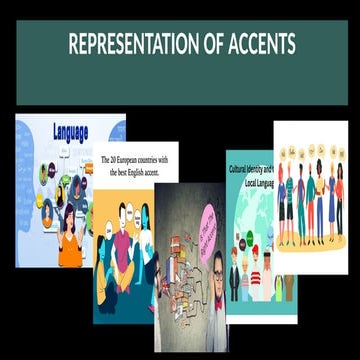 The perception of accents is normal within any given group of language ...