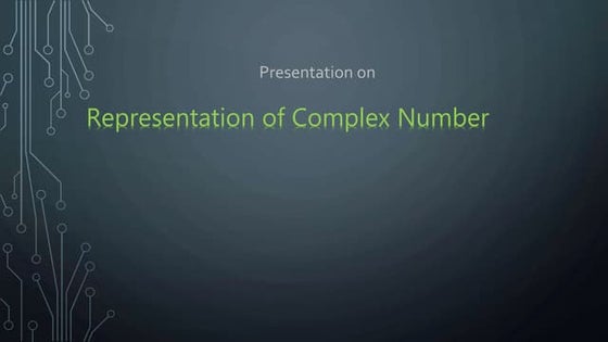 Complex numbers org.ppt | Physics | Science