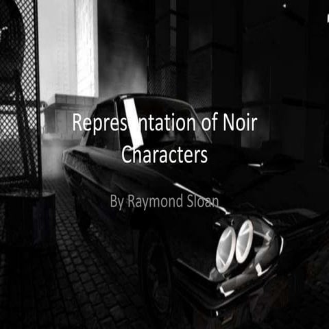 Representation of noir characters | PPT