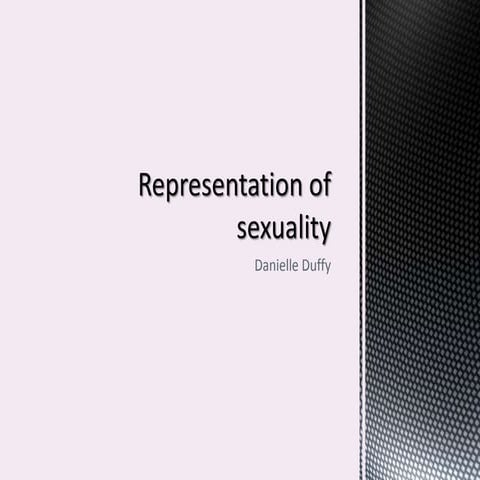 Representation of sexuality | PPTX