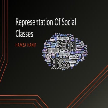 Representation of social classes | PPTX