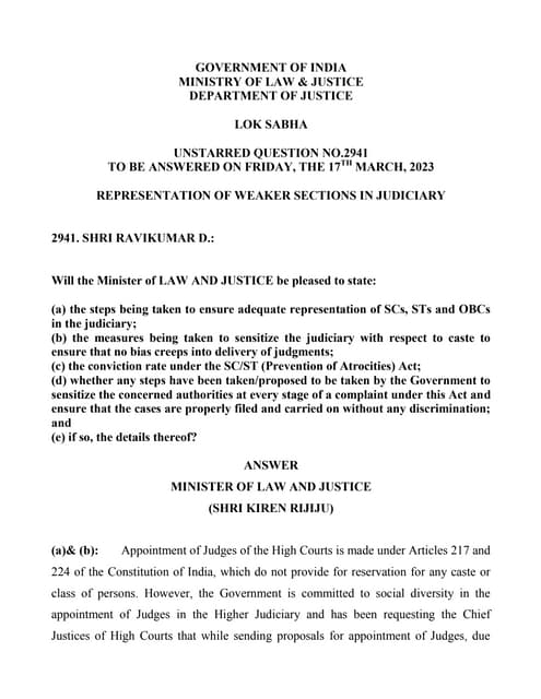 Mha submission karnataka detention camp | PDF