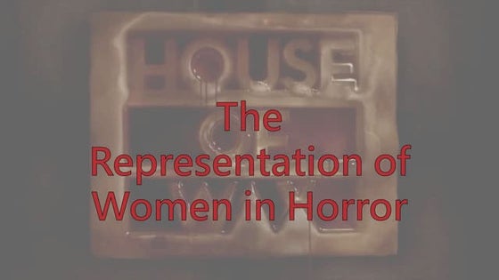 Representation of women in horror films | PPTX | Horror | Genres