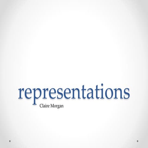 Representations | PPT
