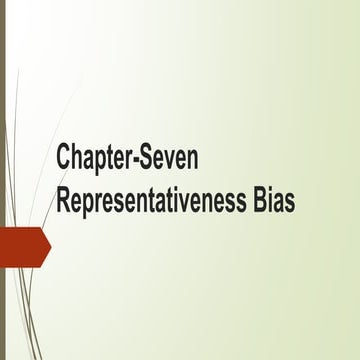 Representativeness Bias