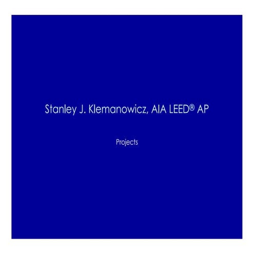 Representative Projects | PDF