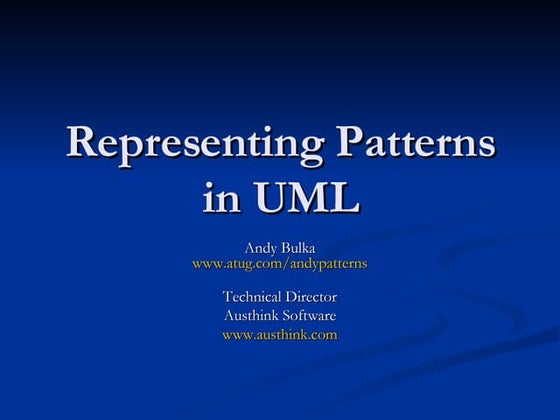 Mdd With Executable Uml Models Ppt 0571