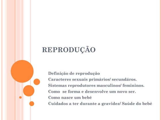 Reprodução humana - 8º ano | PPT