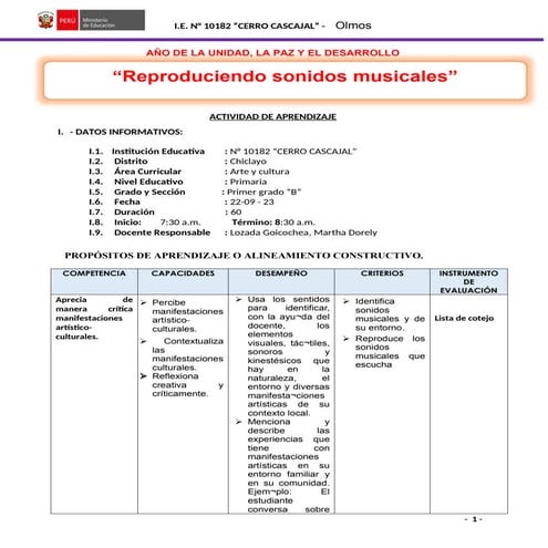 2016 marzo plan diagnóstico de educación musical de nivel inicial, 1,2 ...