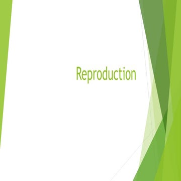 REPRODUCTION Human reproduction is sexual reproduction that results in ...
