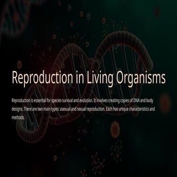Reproduction in Living Organisms .pptx