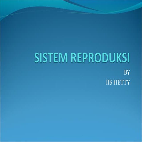 Anatomi reproduksi jantan dan betina pada sapi dan babi | PPTX