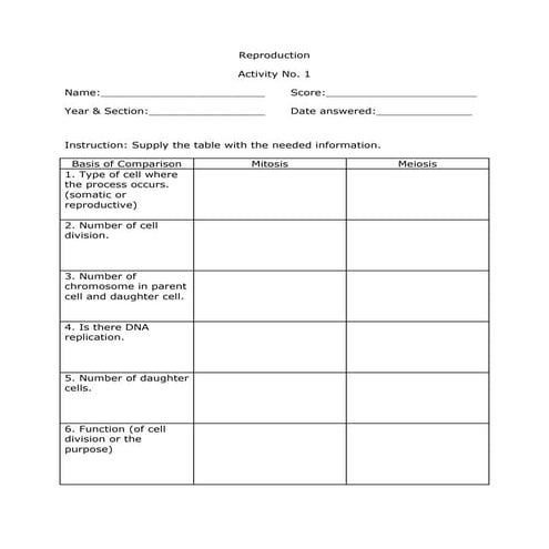 Reproduction activity 1, 2, 3. | PDF