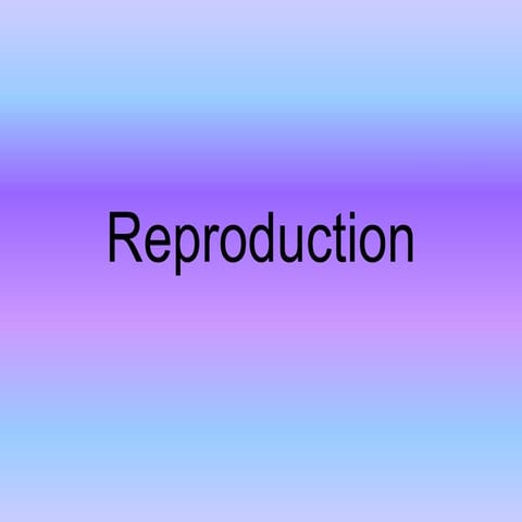 Reproduction grade 3 | PPTX
