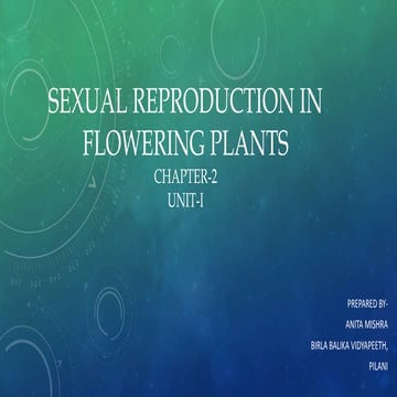 Reproduction in plants- CLASS XII | PPTX