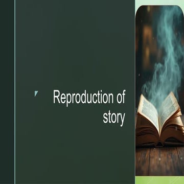 Reproduction of story session on how to read the story and reproduce it ...