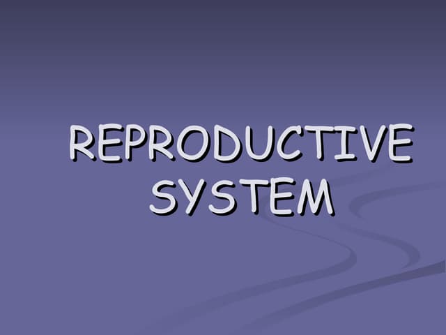 Reproductive system in insect and its types | PPTX