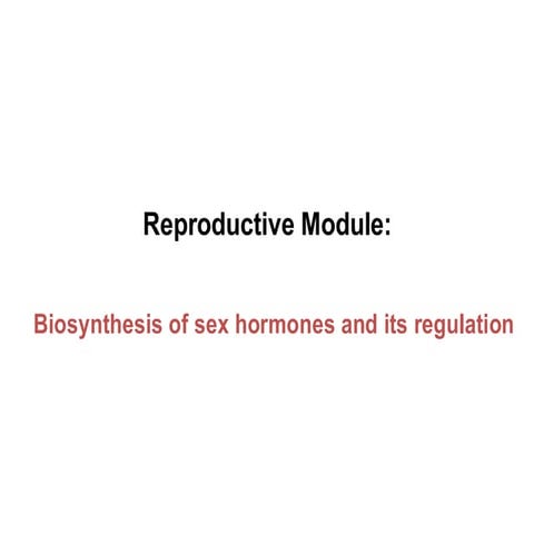 Testosterone hormone - Medicinal Chemistry | PPTX