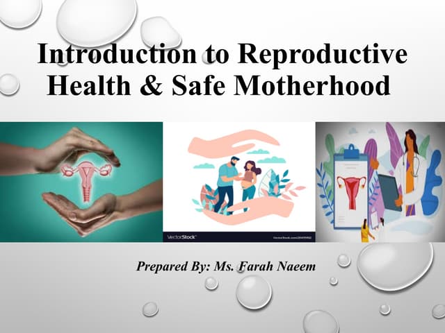 Reproductive health | PPTX