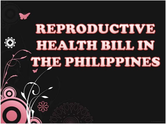 Republic Act 10354 esponsible Parenthood and Reproductive Health Law of ...