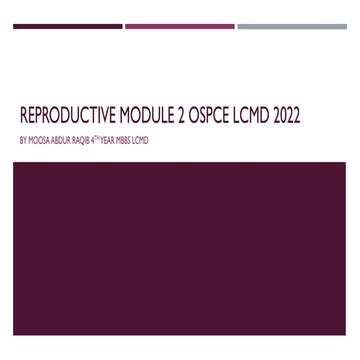 REPRODUCTIVE MODULE 2 OSPCE LCMD 2022 DEMO.pdf | Free Download