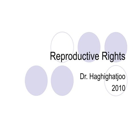 Reproductive rights | ODP