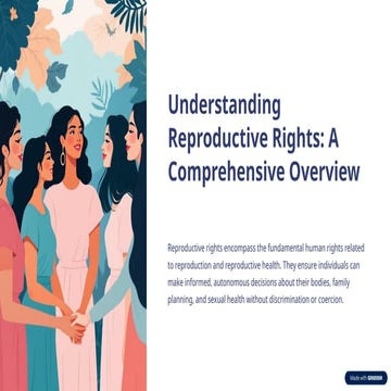 Reproductive Rights In India | PPTX