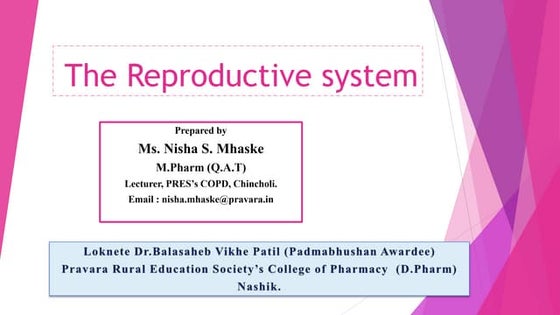 HUMAN REPRODUCTION .pptx class XII Biology | PPTX | Infertility ...