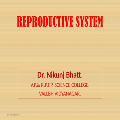 Reproductive systemReproductive system .pptx
