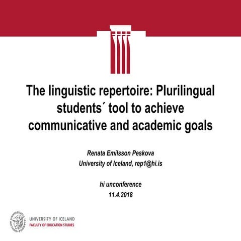 Rep slides unconference - final | PPT | Free Download