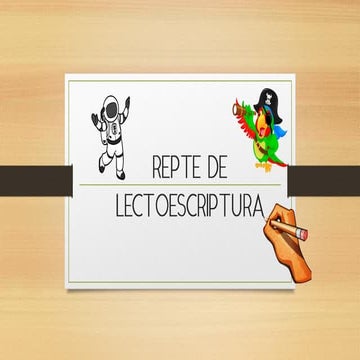 Repte de lectoescriptura | PDF