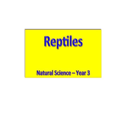 Reptiles | PPT