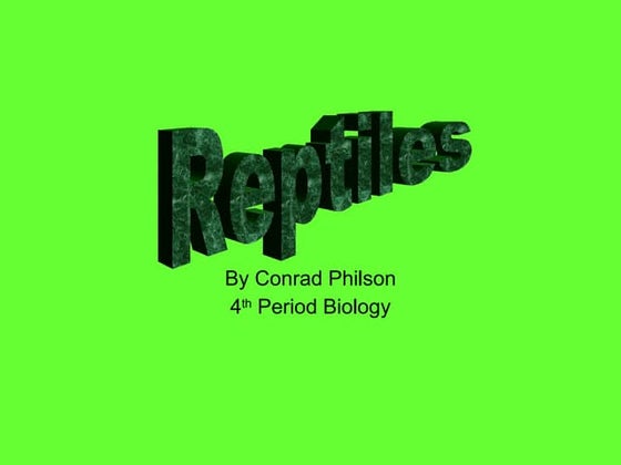 Classification of reptilia | PPT | Reptiles | Pets