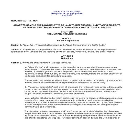 Traffic laws, rules and regulation | PPT