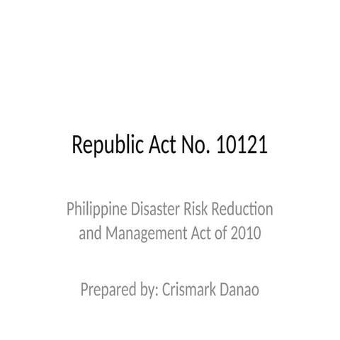 Republic_Act_10121_Presentation.pptx mmm | PPTX