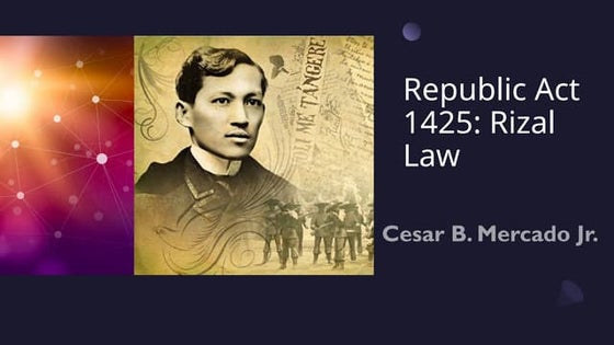 RA 1425 - TIMELINE OF REPUBLIC ACT 1425 (RIZAL LAW).pptx