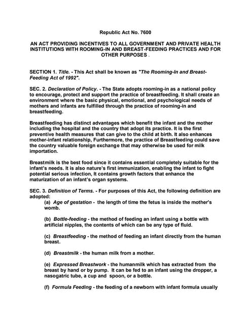 Republic Act 100280.pdf | Pregnancy | Reproductive Health