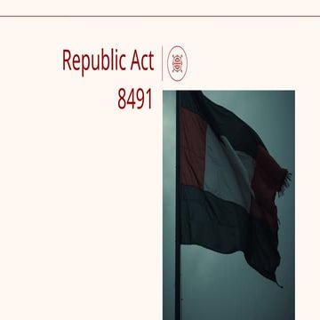 Republic Act 8491 flag heraldilc code of the ph.pptx