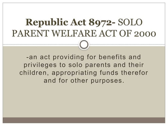 Soloparents | PPT