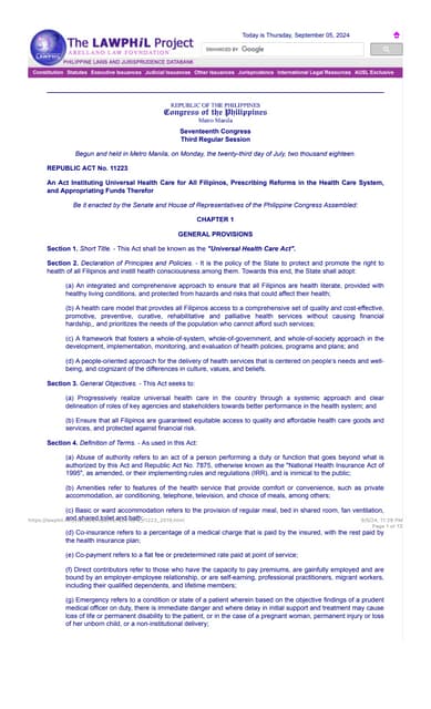 Universal Health Care | PDF